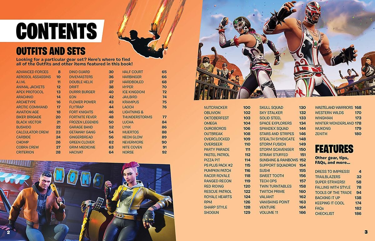 Fortnite Handbook: Outfits | Fortnite No Ficción | EMP