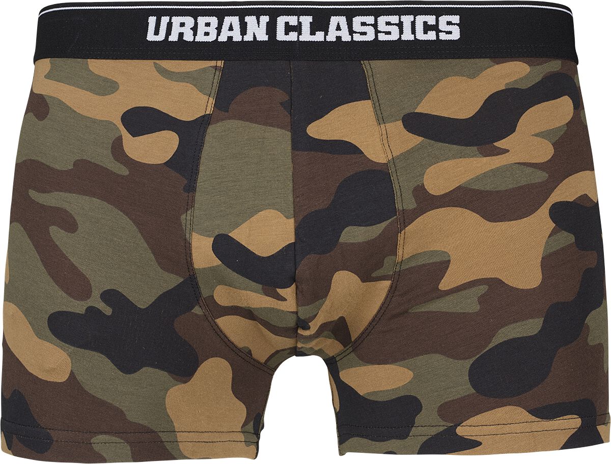 2-Pack Camo Boxer Shorts | Urban Classics Set de Boxers | EMP