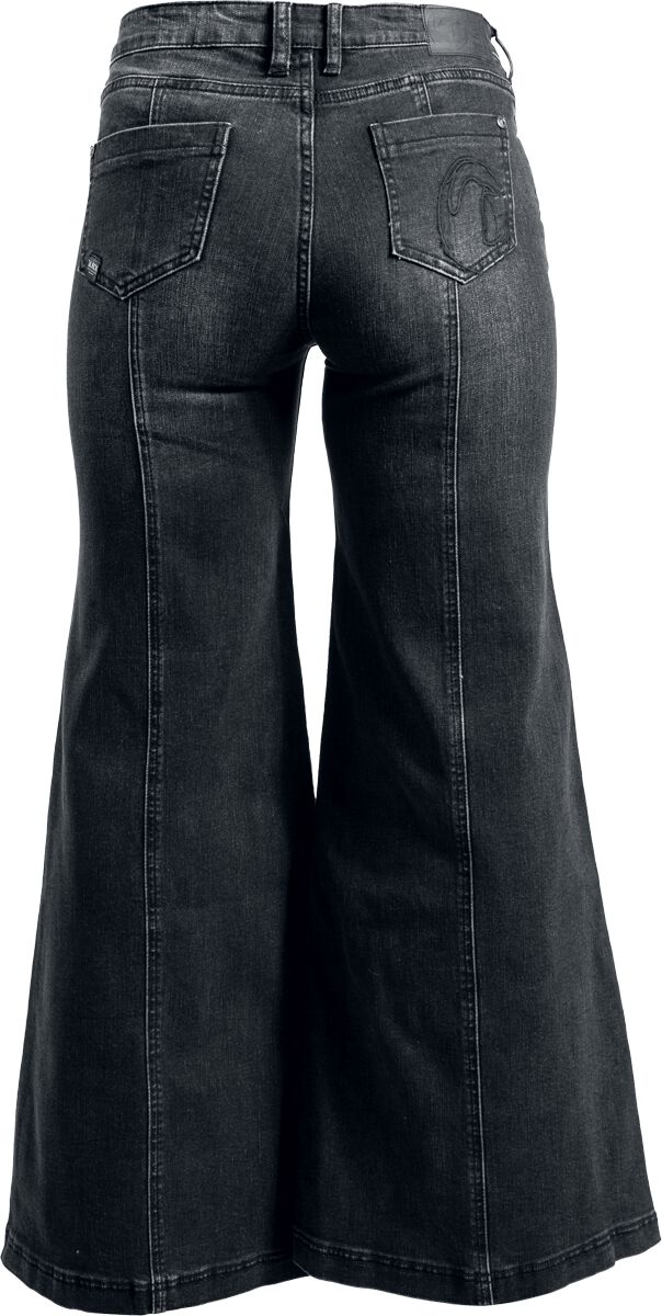 Ruby - Wide Leg Jeans | Black Premium by EMP Tejanos | EMP