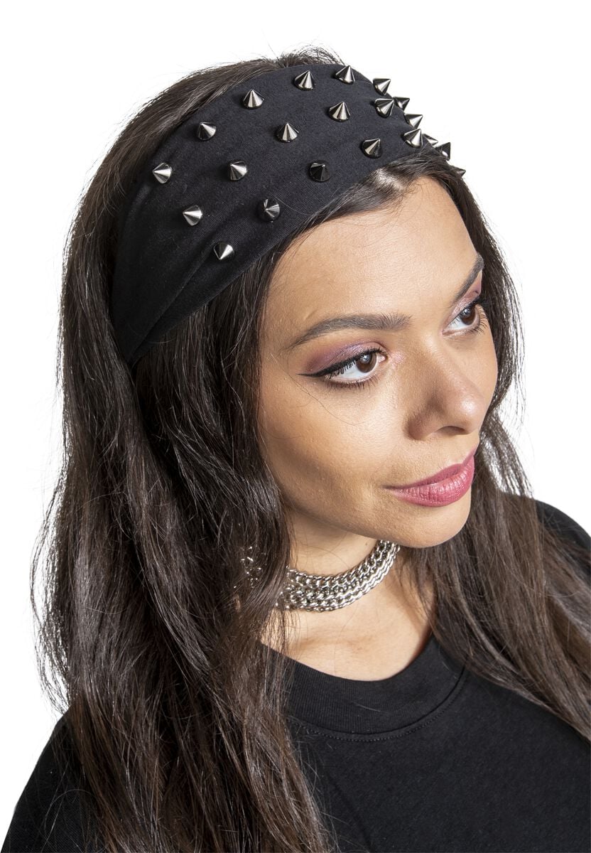 Essential – Diadema con tachuelas | Black Premium by EMP Diadema | EMP