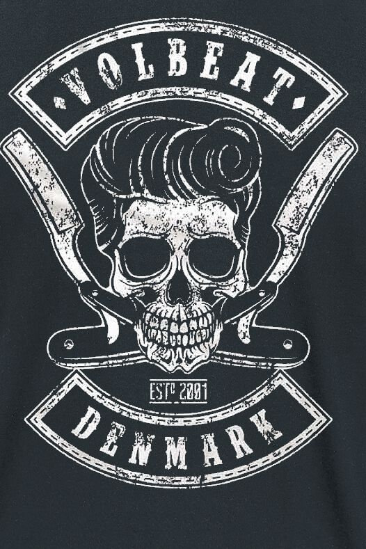 Denmark Skull | Volbeat Camiseta | EMP