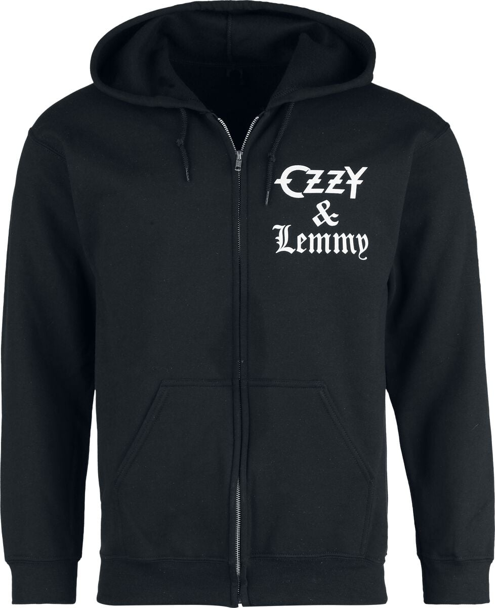 Hellraiser Ozzy & Lemmy | Ozzy Osbourne Capucha con cremallera | EMP
