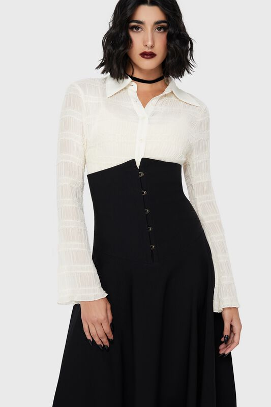 Sable Hex Skirt | Killstar Falda hasta la rodilla | EMP