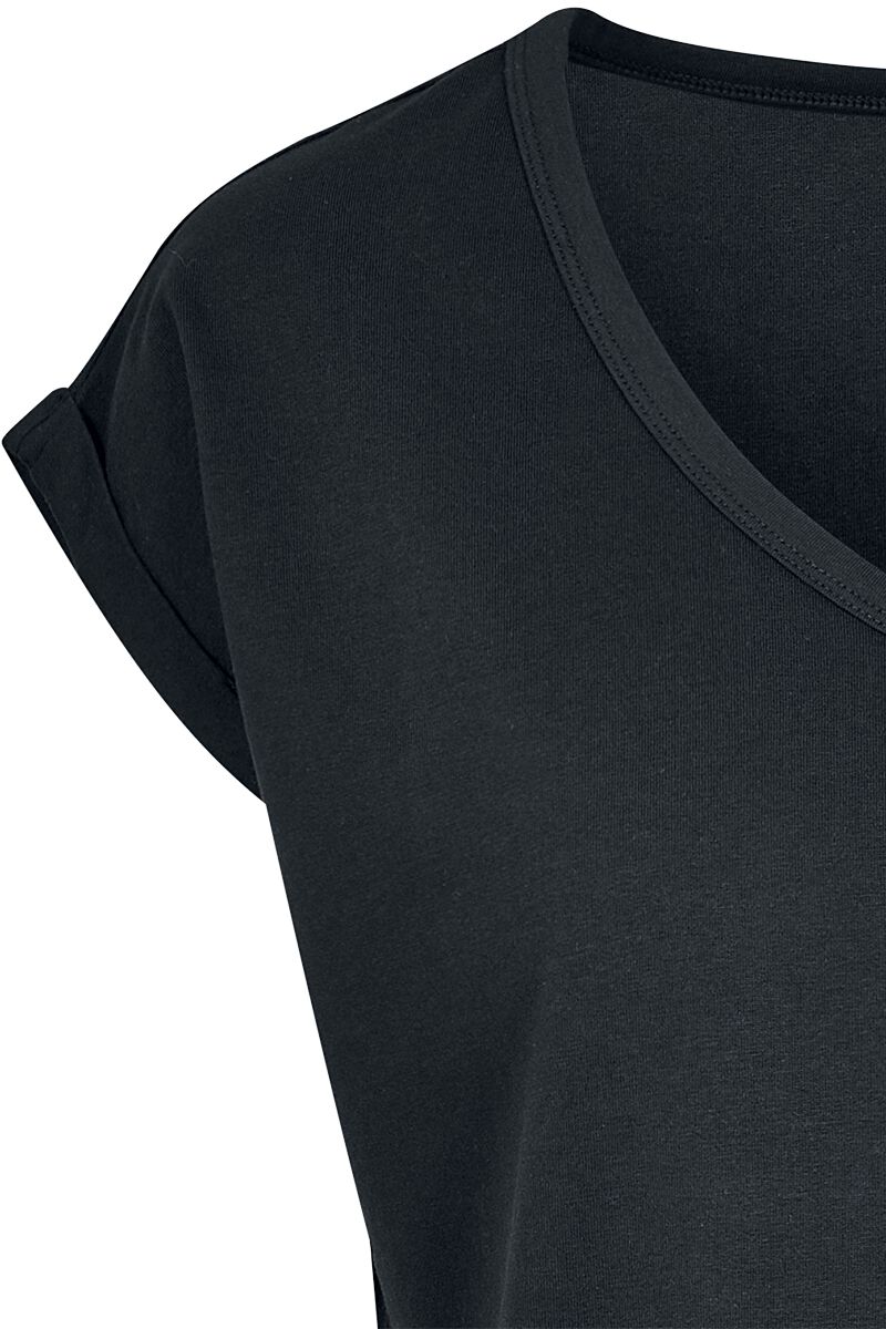 Ladies Round V-Neck Extended | Urban Classics Camiseta | EMP